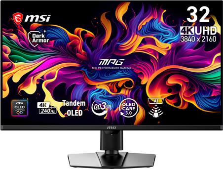 MSI MPG 31.5" 3840 x 2160 UHD QD-OLED 240Hz Gaming Monitor - Canada ...