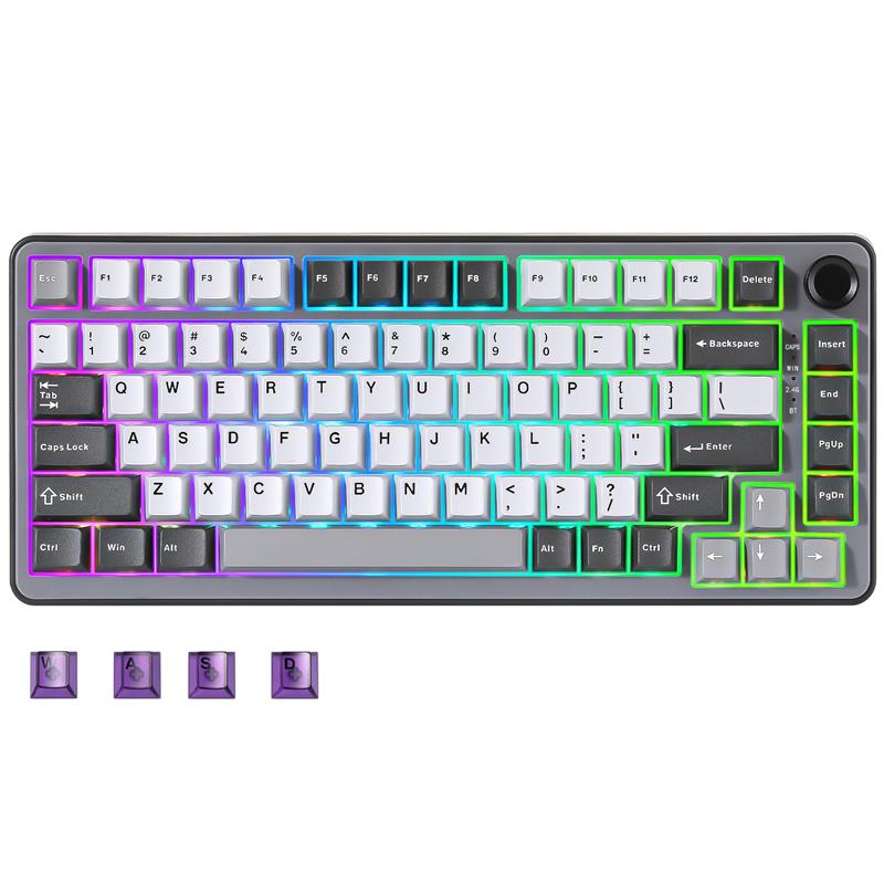 Yunzii B75 PRO Tri-Mode Dark Grey 75% Knob Mechanical Keyboard - Canada ...