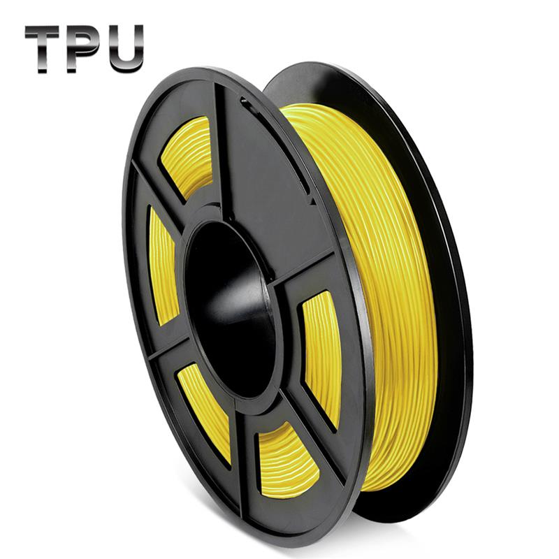 Sunlu 1.75mm, 0.5kg/spool, TPU flexible filament (Yellow) - Canada Computers & Electronics