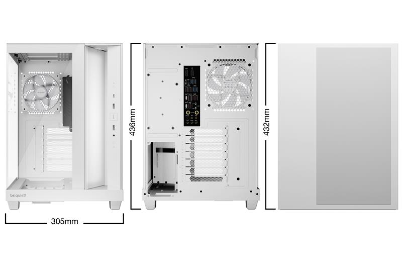 be quiet! LIGHT BASE 500 LX White - Canada Computers & Electronics